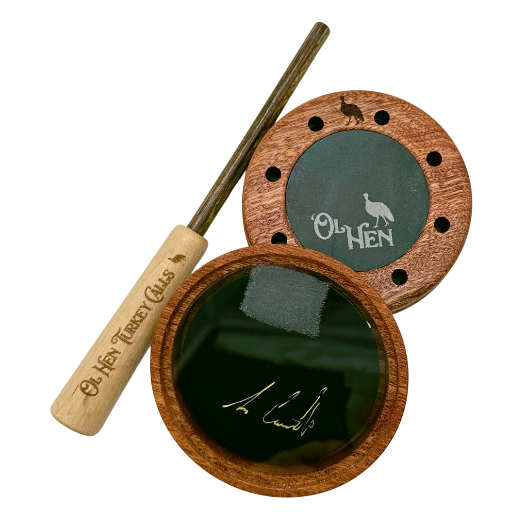 Double Sided Turkey Pot Call – www.olhenturkeycalls.com